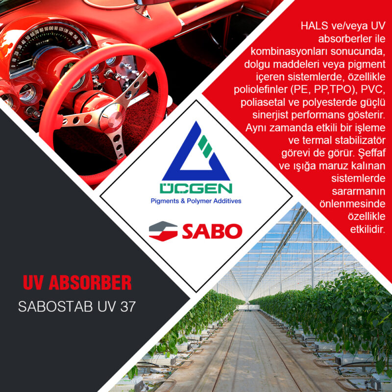 Sabostab UV 37 Ürün Tanıtımı – Üçgen Pigmentler ve Polimer Katkıları